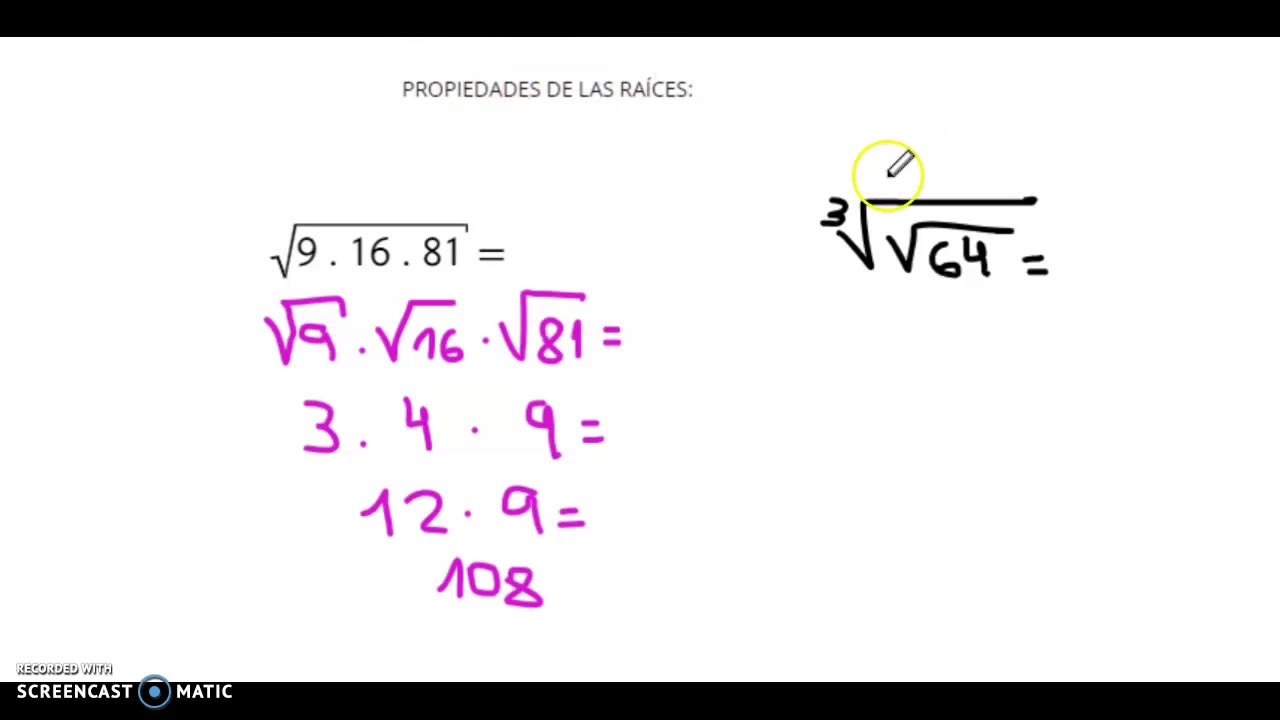 Raíces - Propiedades - YouTube