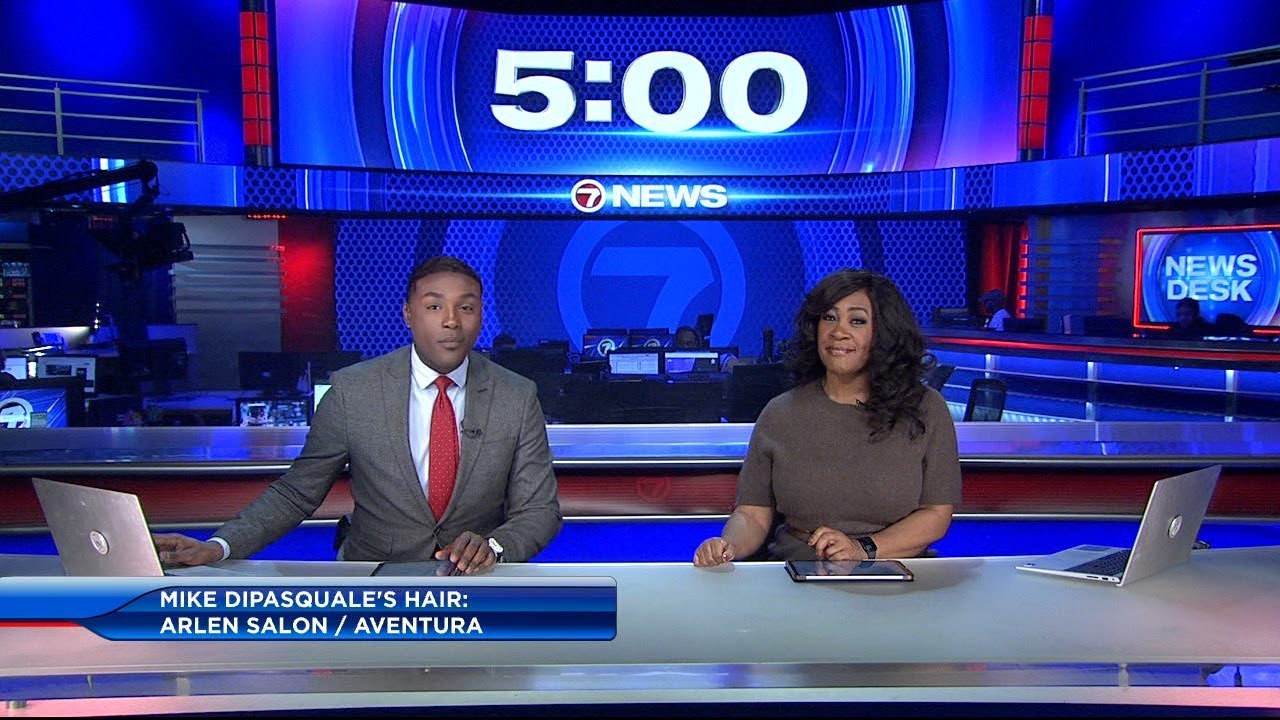 WSVN | ABC Channel 7 News at 5pm - Weekend - Headlines, Open and ...