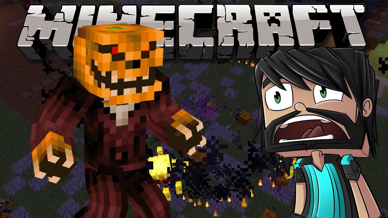 Minecraft : Pumpkin King is OP!!! - Halloween Horror Minigame - YouTube