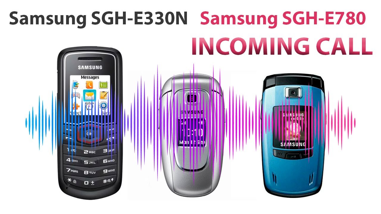 Samsung GT-E1081T & Samsung SGH-E780 / Incoming calls & Retro Ringtones ...