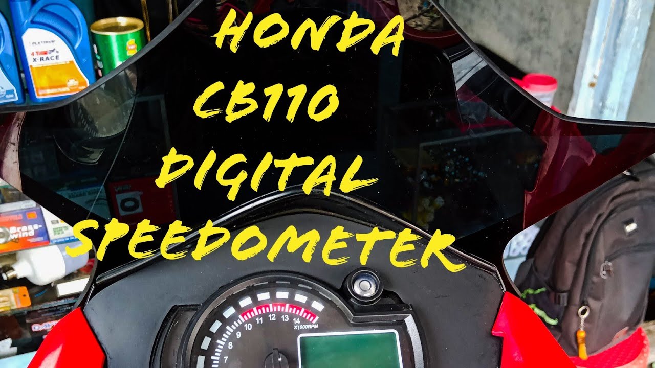 Honda CB 110 modified panel - YouTube