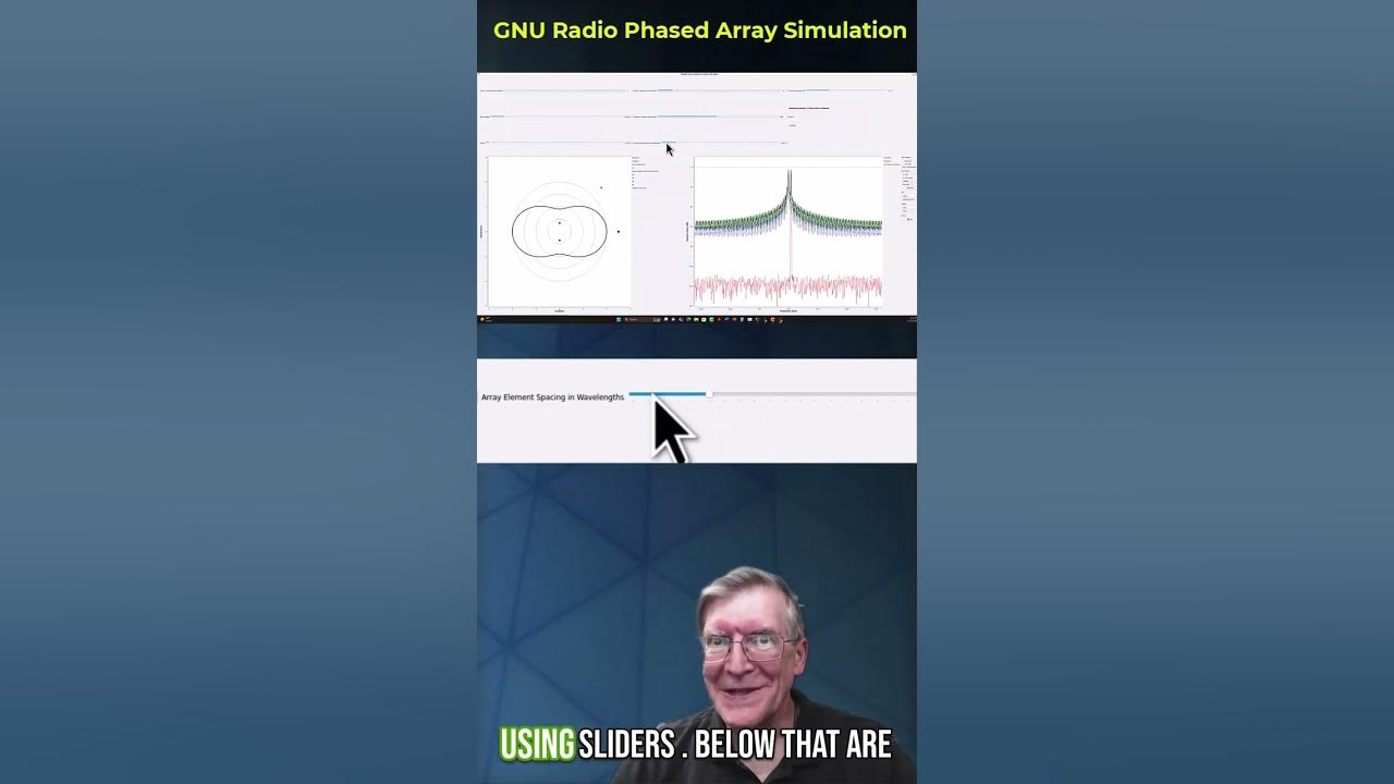 No-OOT GNU Radio Polar Plot Hack & Phased Array Sim w/Tx angles, El spacing, quantized-phase ...