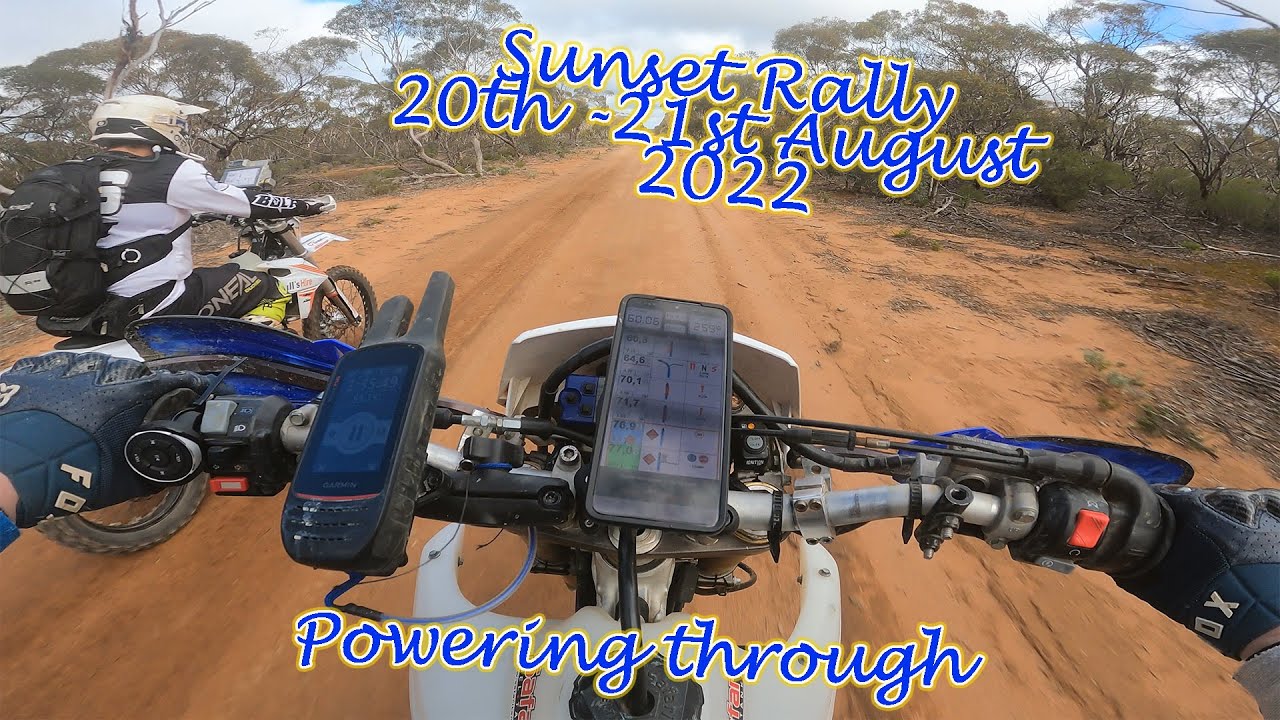 Powering through - Sunset Rally Video 4 - Yamaha WR450F Desert Riding ...