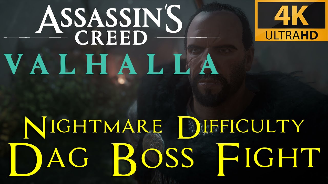AC Valhalla | Dag boss fight | Nightmare (Aesir) difficulty playthrough ...