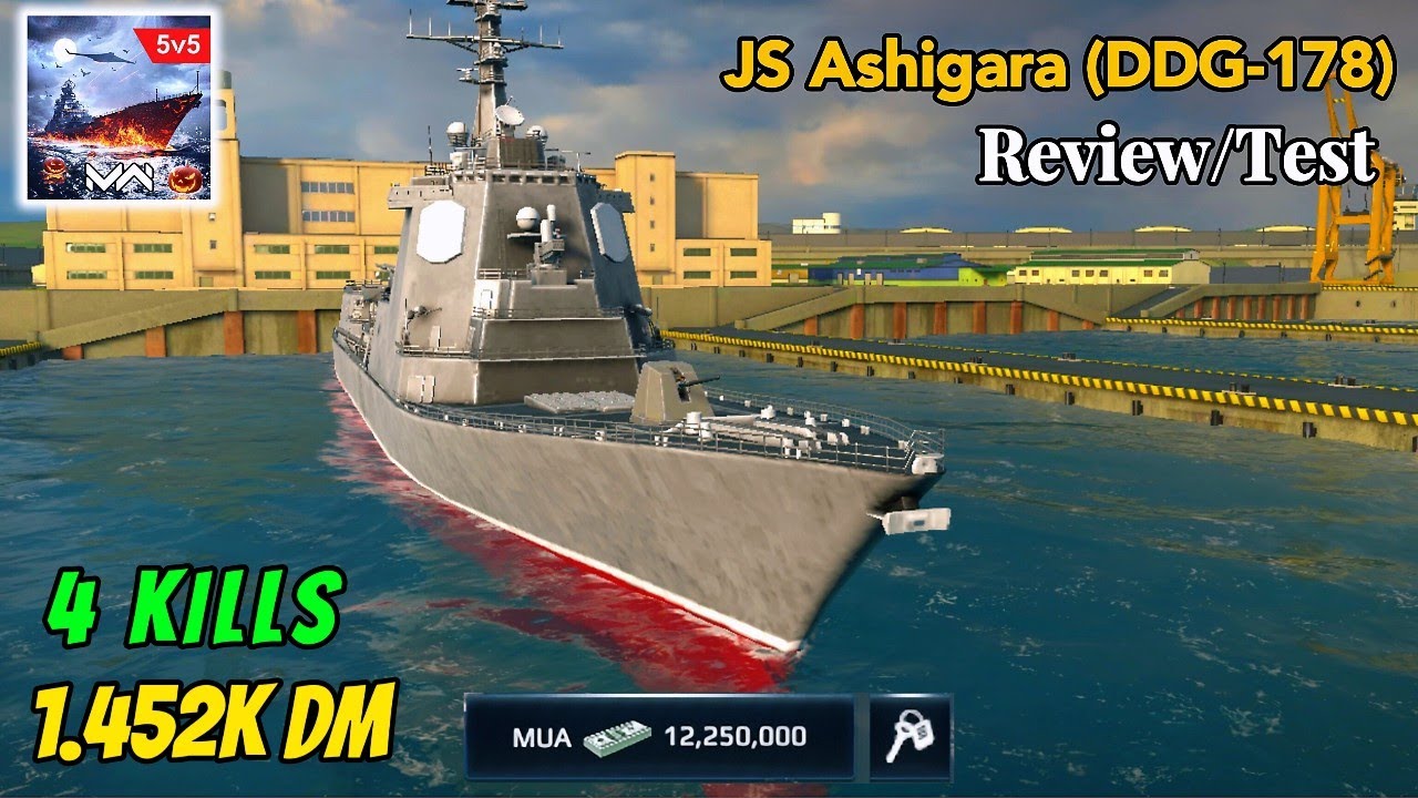 Modern Warships: JS Ashigara (DDG-178) 12,250,000 USD - Khu Trục Giá Rẻ ...
