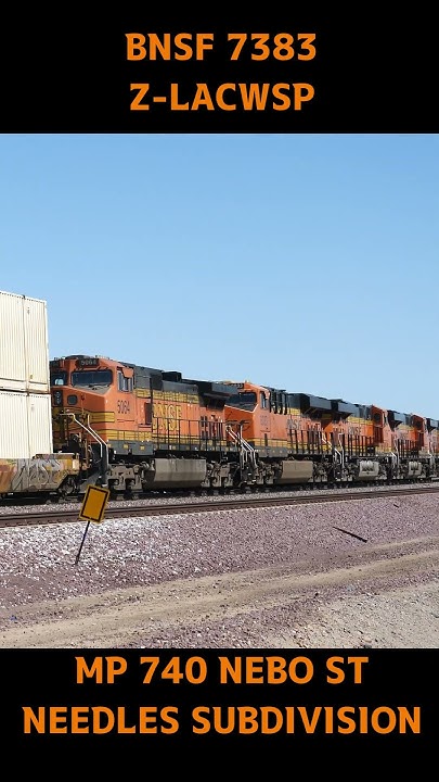 BNSF 7383 EB Z-LACWSP 3-8-2024 #freight #railway #automobile - YouTube