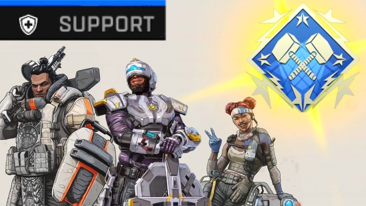 The SUPPORT Squad gets me 4k Damage in Apex Legends - YouTube