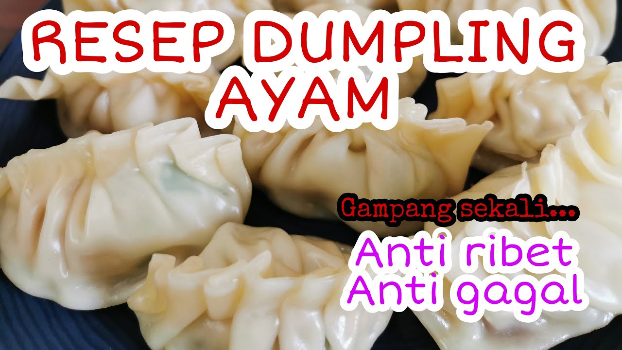 RESEP DUMPLING AYAM MUDAH - YouTube