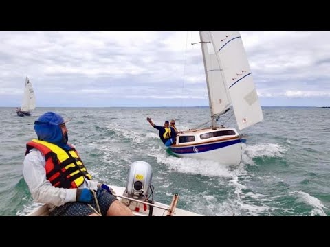 Sailing Hartley TS16 Moreton Bay #sailing #woodenboats #dinghy - YouTube