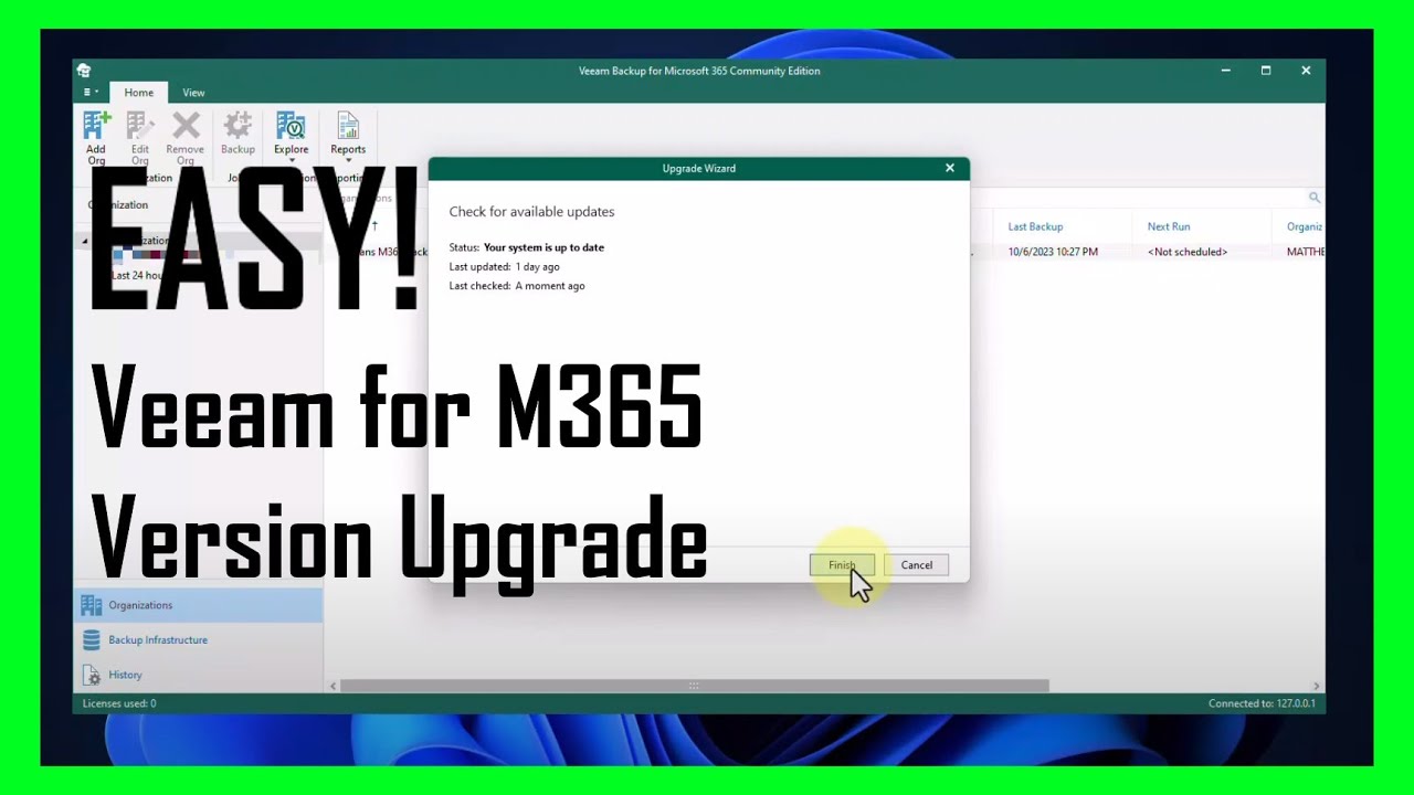 How To Upgrade Veeam For Microsoft 365 - YouTube