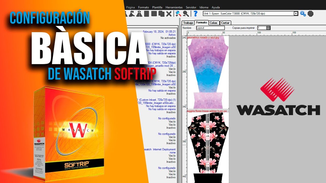 Como CONFIGURAR de Forma BASICA e IMPRIMIR en WASATCH 2024 - YouTube