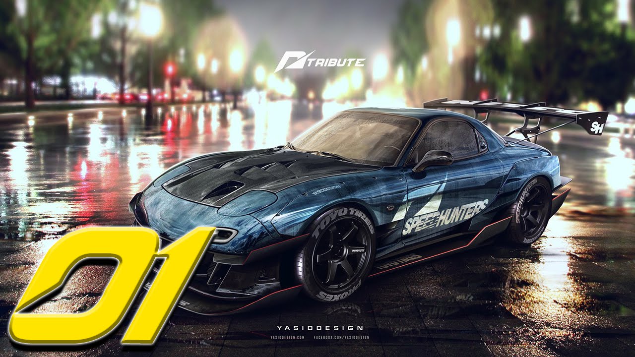 Need for speed 2015 Mazda RX7 Drift Build - YouTube