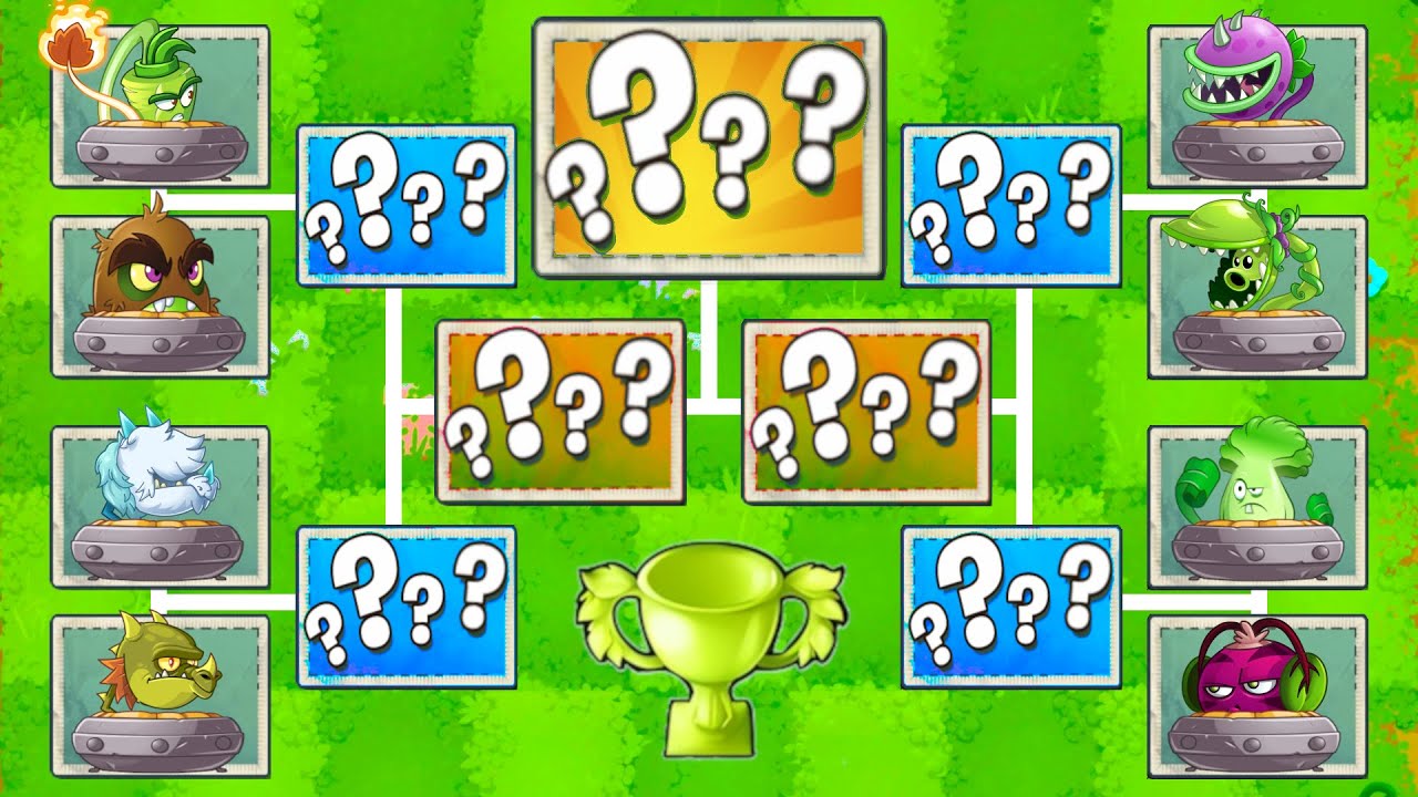 PvZ 2 – Tournament 2vs2 Melee Plants & Pumpkin Max Level – Who Will Win ...