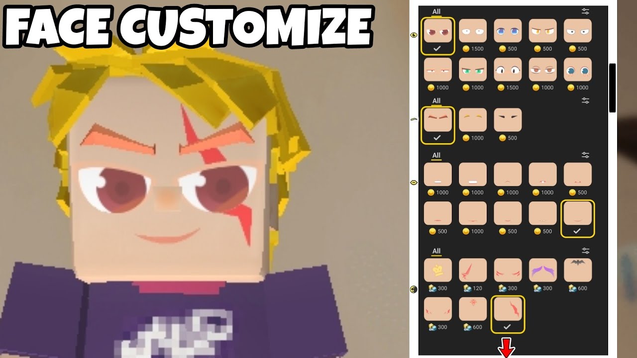 🔴NEW FACE CUSTOMIZE FEATURE | NEW UPDATE IN BLOCKMAN GO😍 -BLOCKMAN GO ...