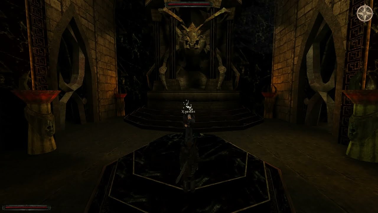 Gothic 1 - Entering the Inner temple of the Sleeper and meeting Xardas ...