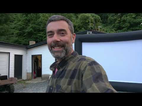 The Yimukaka 18 Foot Inflatable Movie Screen. I Feel So Lucky To Get To Play With Stuff Like This!