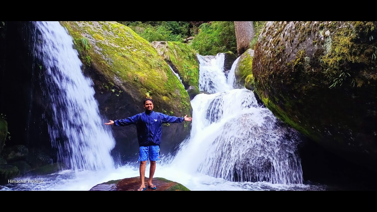 Knoi Waterfall Manali - YouTube