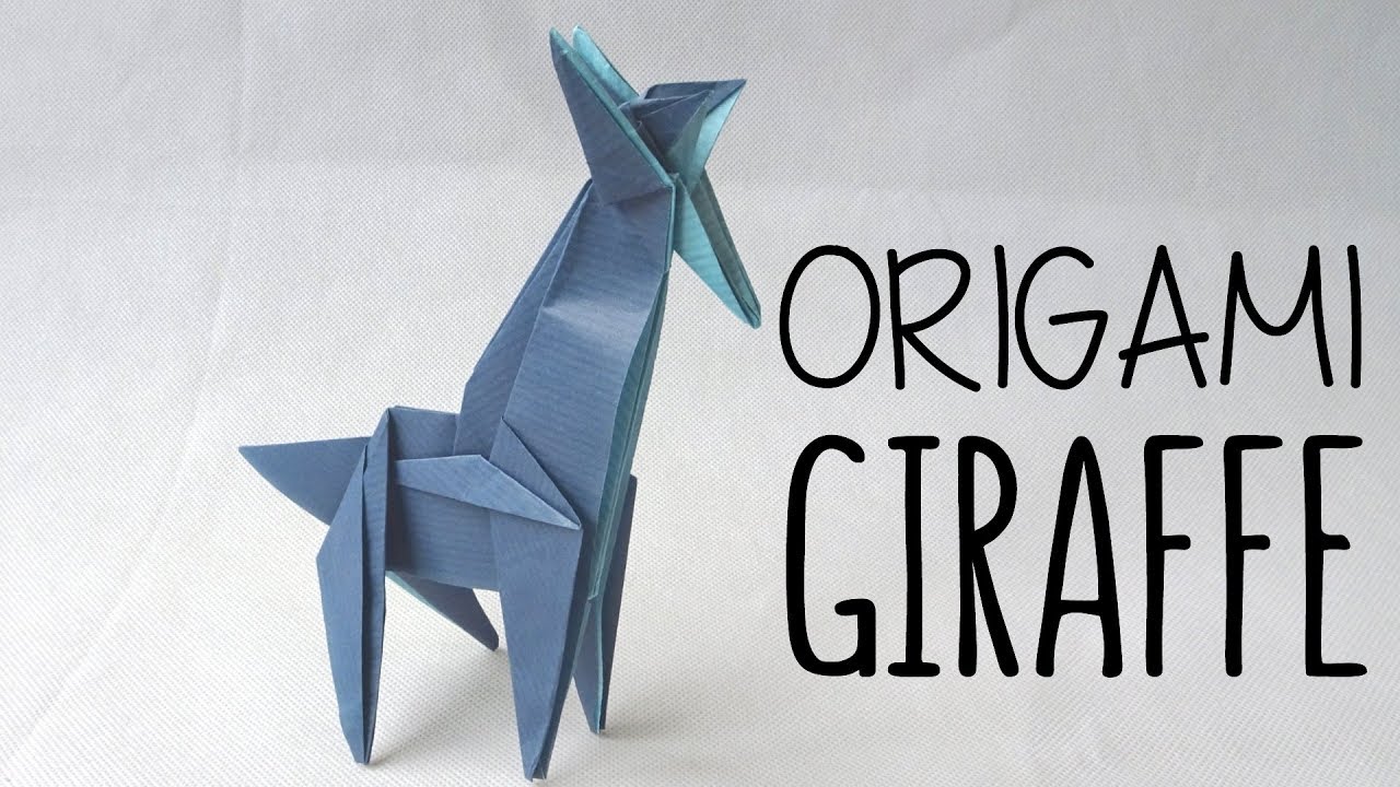 ORIGAMI GIRAFFE (Anh Dao) - Diagram - YouTube