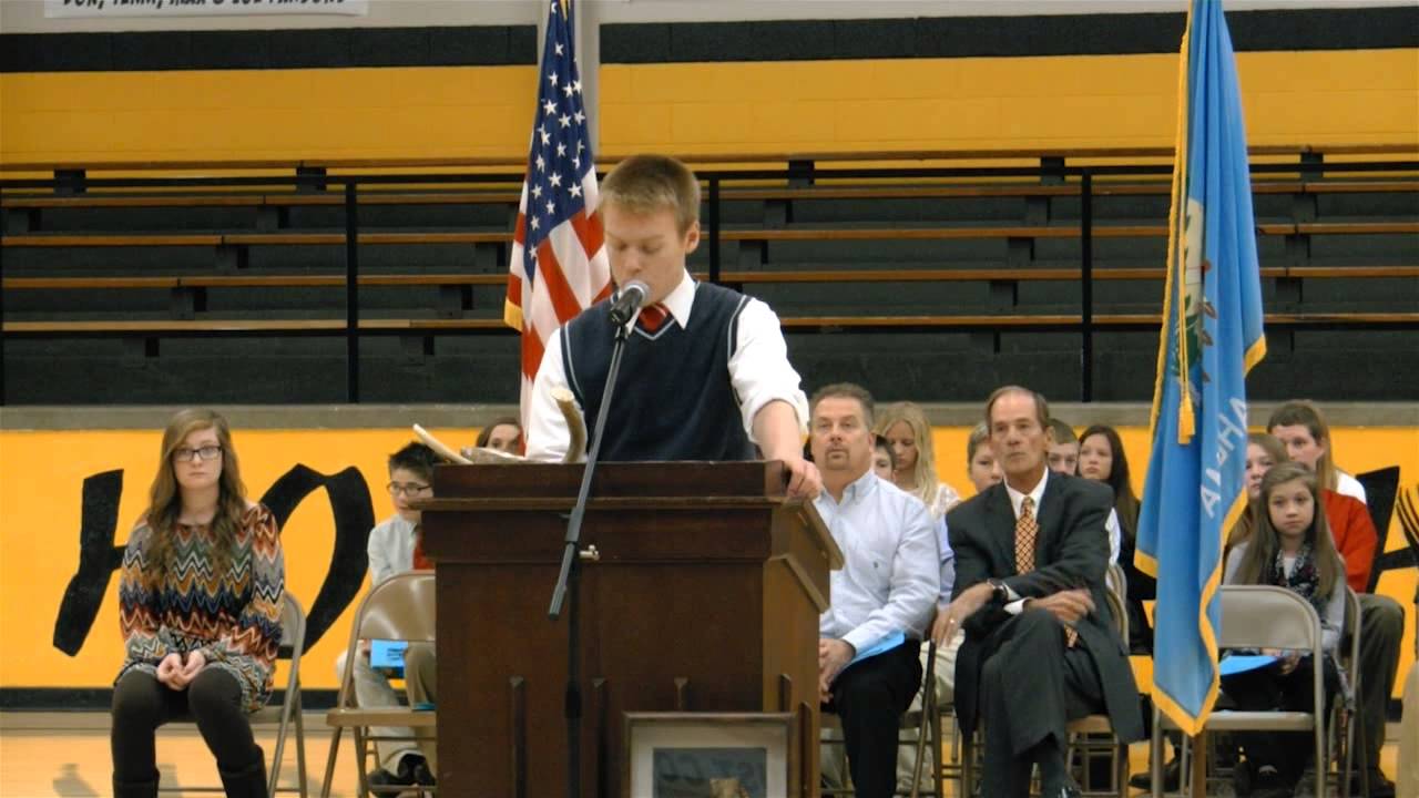 Veterans Day Recognition at Alva Middle School - YouTube