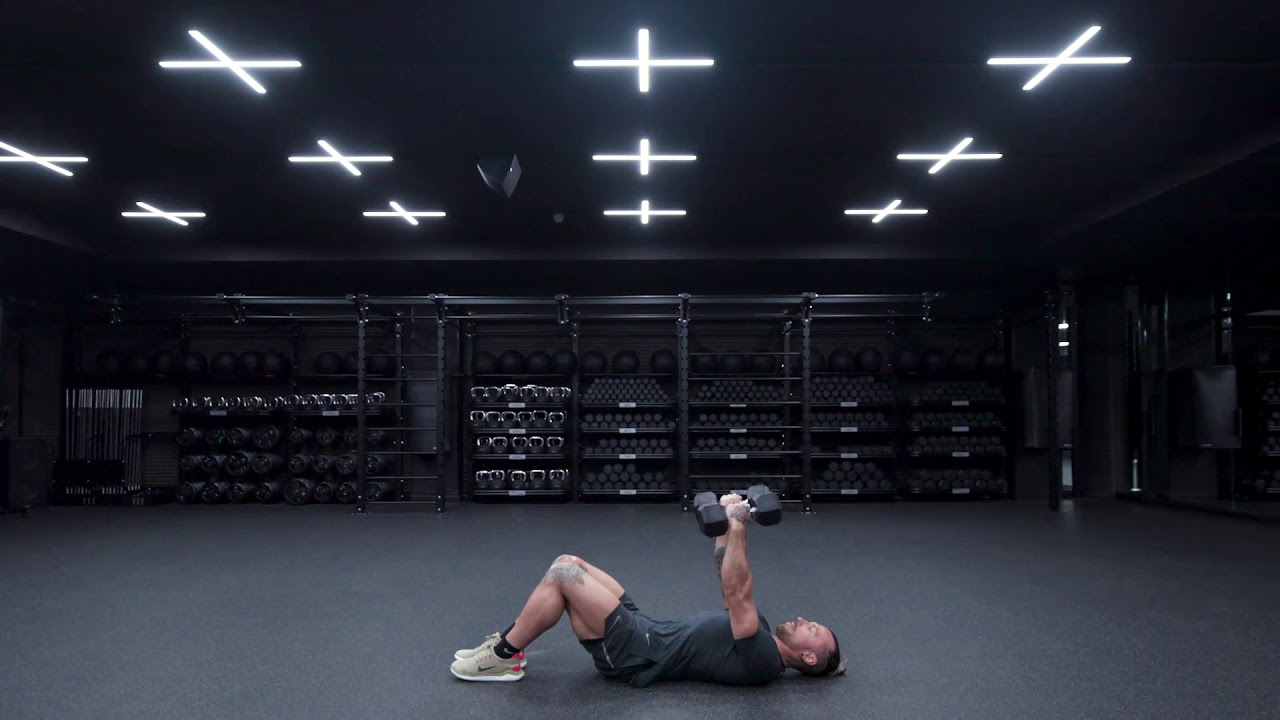 How To Dumbbell Pec Fly - YouTube