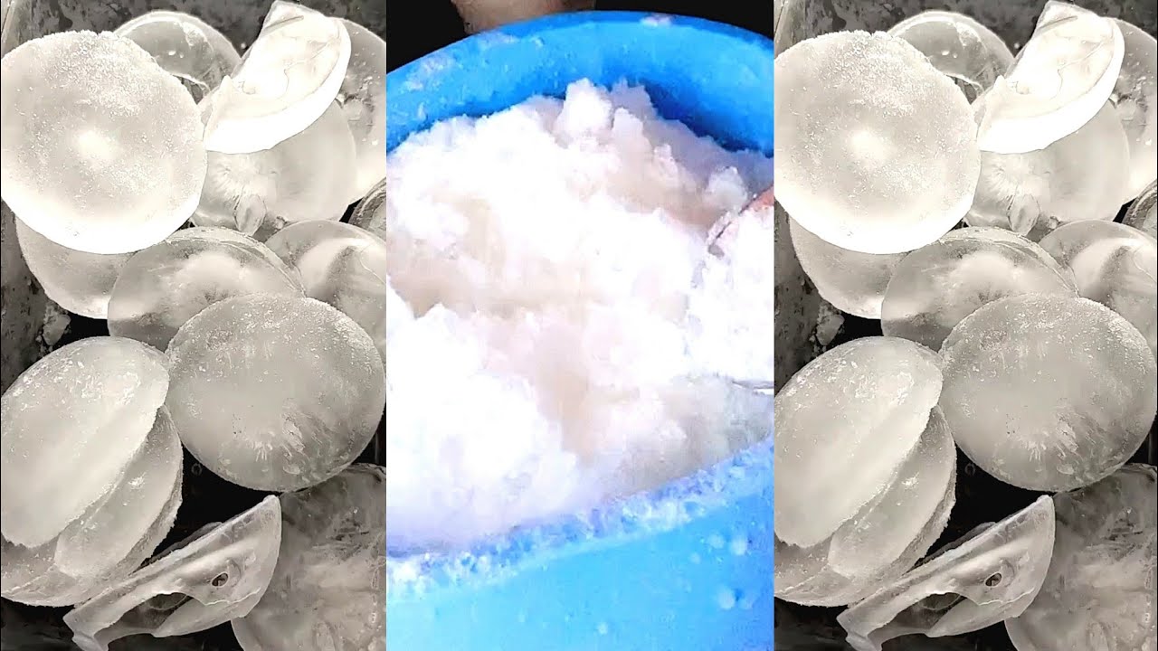 HARD ICE EATING / CRUSHED ICE / WHITE ICE. ICE EATING - YouTube