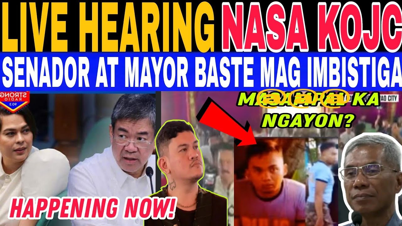 MAYOR BASTE sa KOJC H@RA-P@N sa S3NATE HEARING TORR3 N@-B@-H@G N@T@-K©T ...