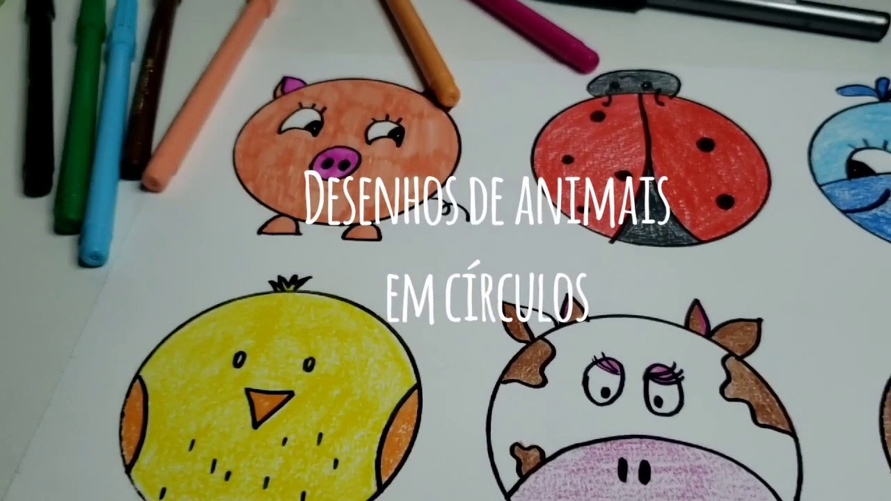 Desenhos Fáceis Com Círculos - RETOEDU