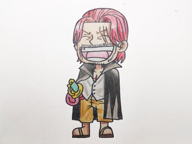 One Piece Chibi Shanks Shank Shanks Pin | TeePublic