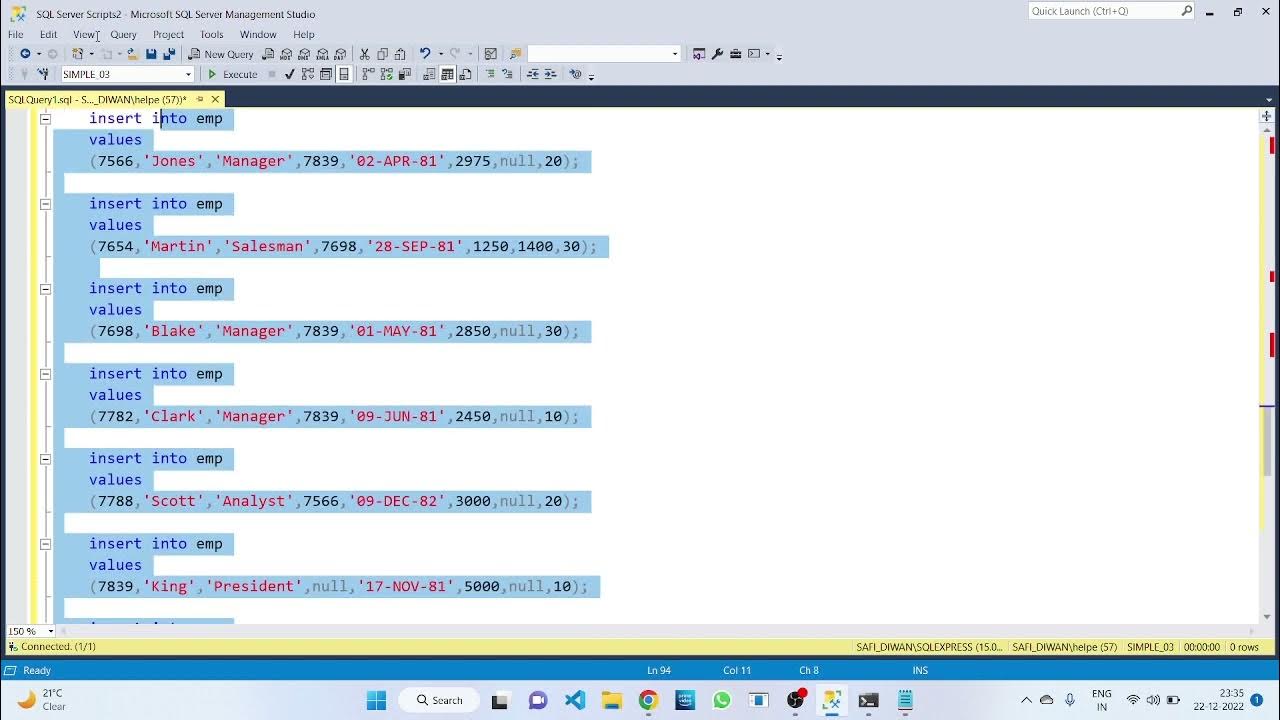 All Tables Oracle Oraclesql Youtube