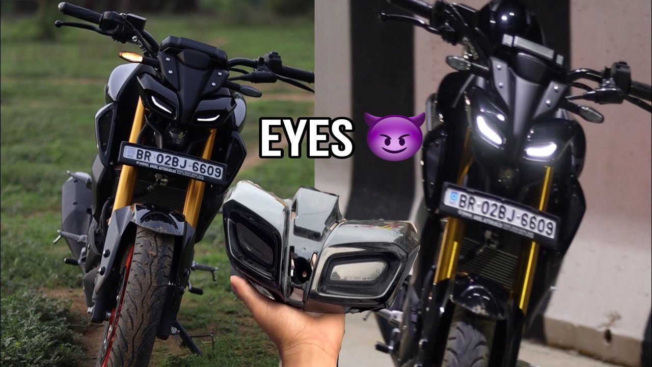 MT-15 V2 EYES MODIFICATION | DEVIL EYES 😈NEW LOOK - YouTube