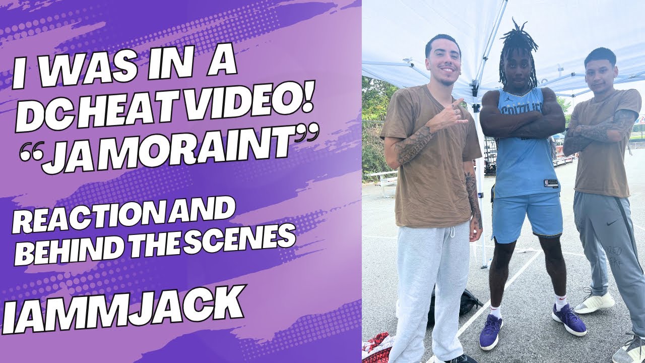 I was Ja Morant In A DC HEAT “MPT” Video! |Reaction and Behind The ...