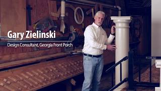 What options are available for porch columns?