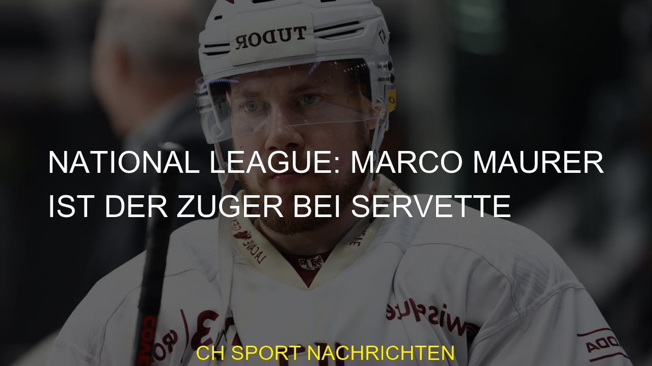 National League: Marco Maurer ist der Zuger bei Servette - YouTube