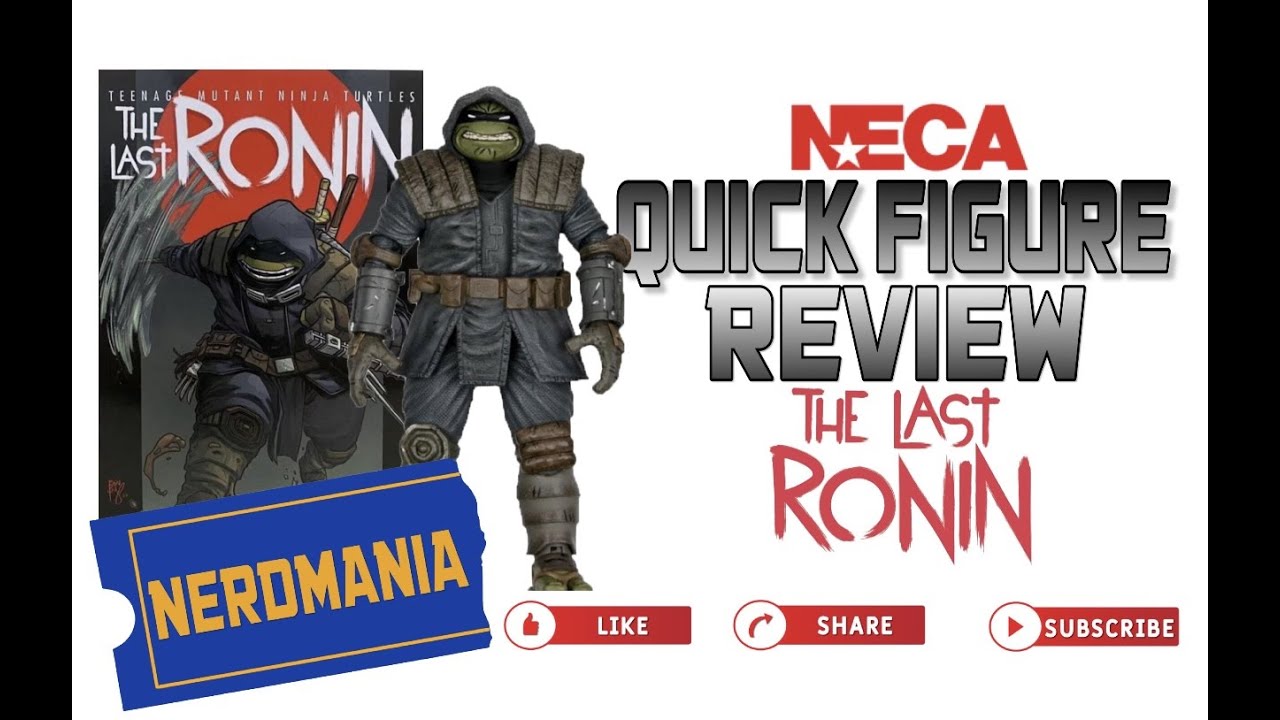 Quick action figure review NECA TMNT Last Ronin! - YouTube