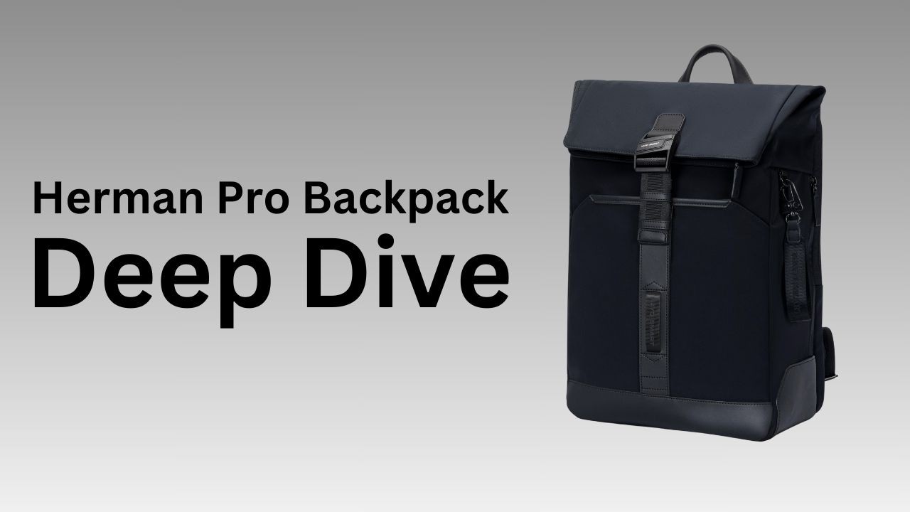 Herman Pro Backpack: Stylish and Functional Design - YouTube