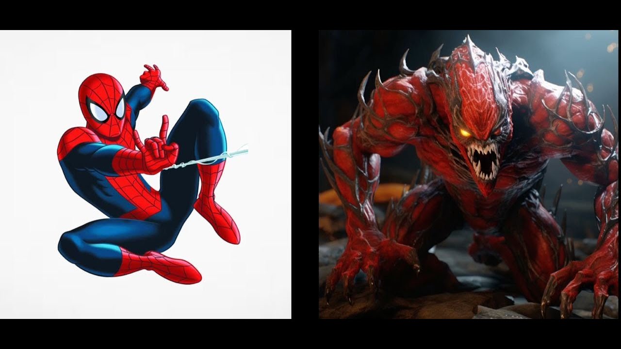 SUPERHEROES but MONSTERS👉 (MARVEL & DC) - all characters - YouTube