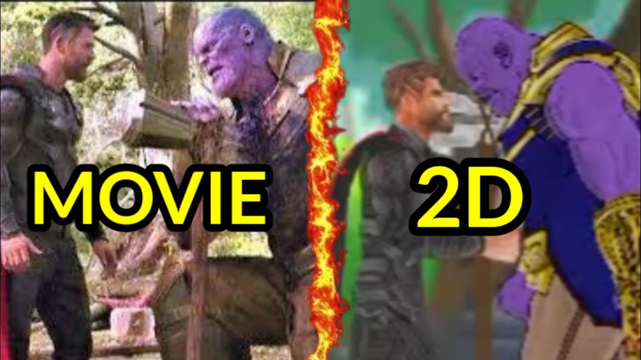Thanos Vs Avengers & Guardians [Infinity War] Fight Scene Recreate In ...