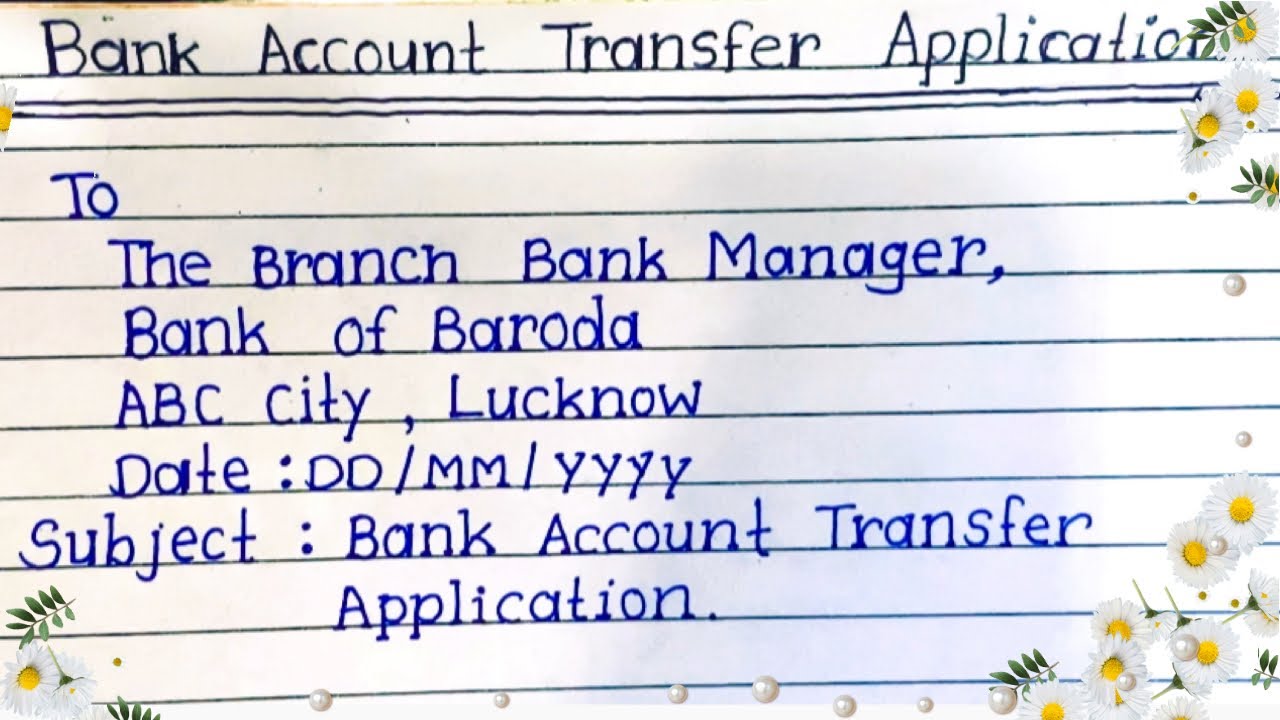 Application/Bank account transfer application/bank application # ...