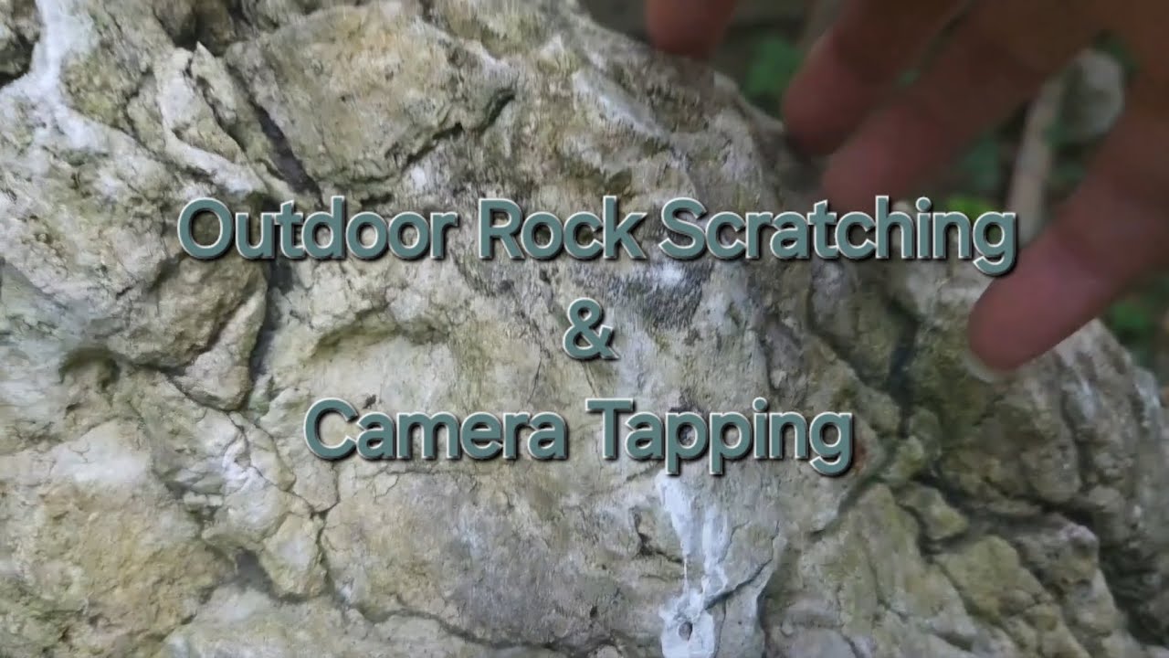 ASMR Outdoor Rock Scratching and Camera Tapping - YouTube