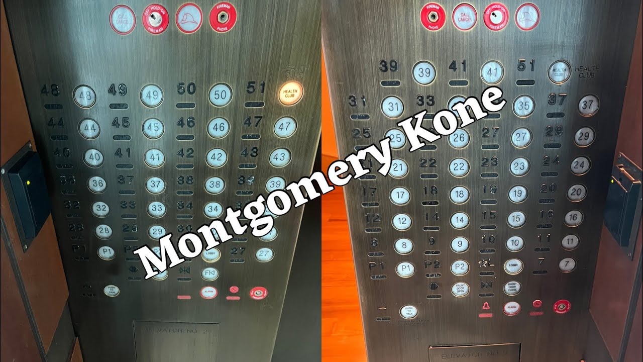 INSANE MontgomeryKone Traction Scenic Elevators ~ Miami, FL - YouTube