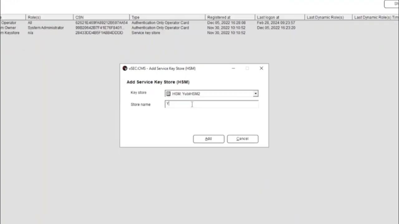 How-to: configure the YubiHSM 2 for vSEC:CMS - YouTube