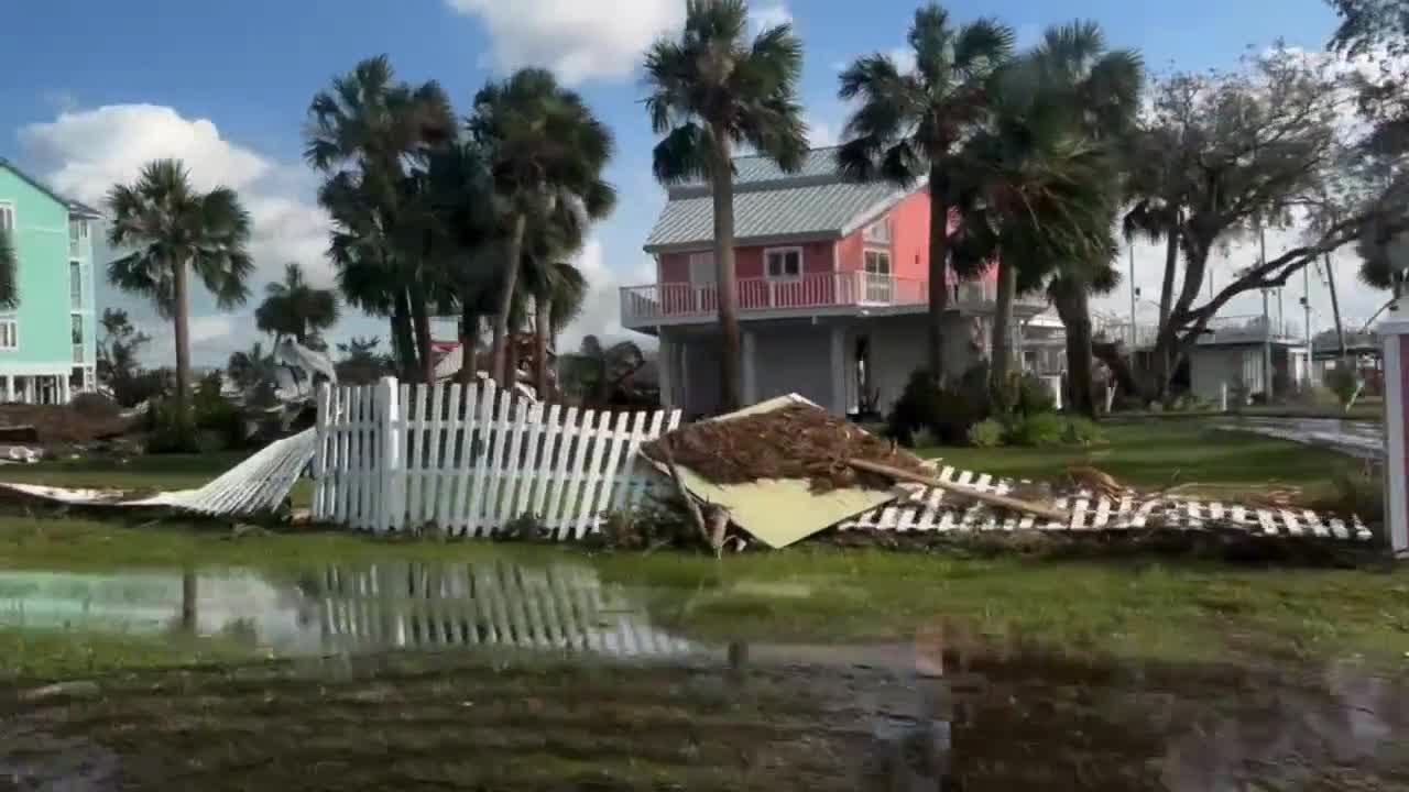 Steinhatchee damage after Hurricane Helene - YouTube