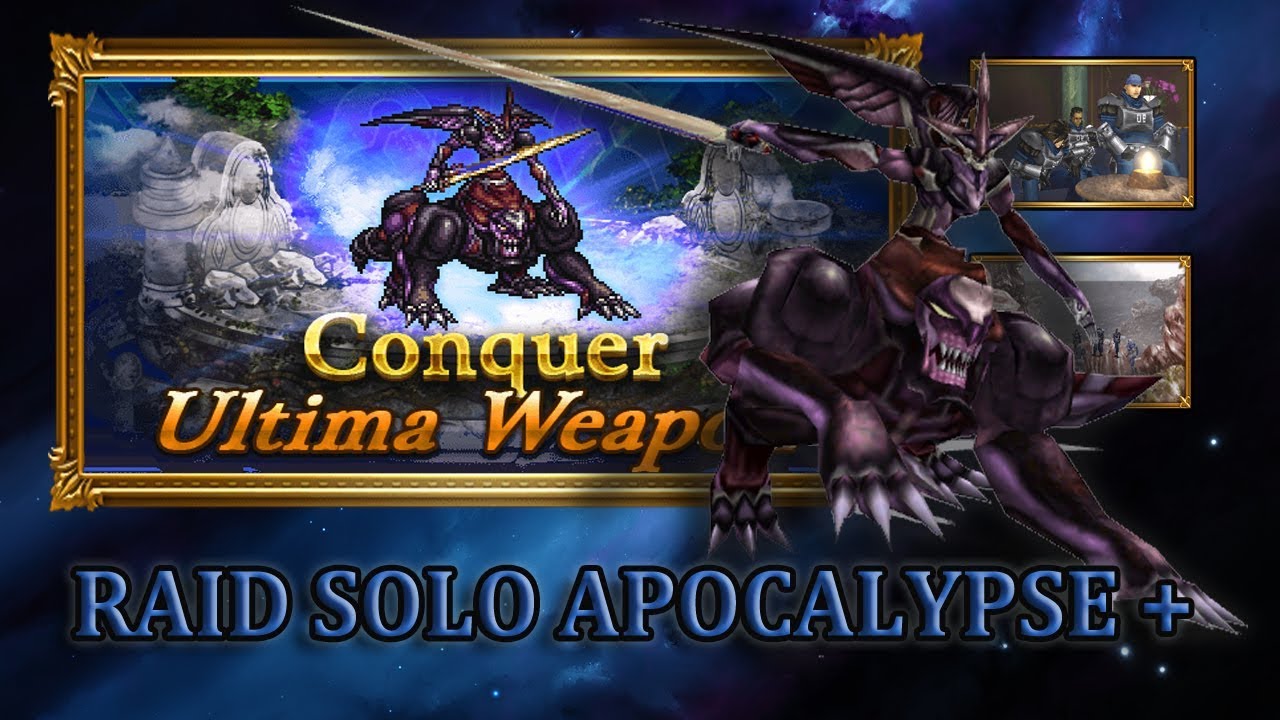 [FFRK] Raid Solo | FFVIII Ultima Weapon (A+) #921 - YouTube