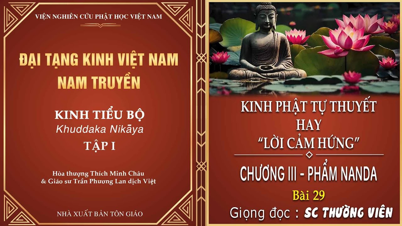 ĐẠI TẠNG KINH | KINH PHẬT TỰ THUYẾT HAY “LỜI CẢM HỨNG” | CHƯƠNG III ...