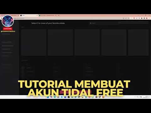 Tutorial membuat akun tidal free dj Zain - YouTube