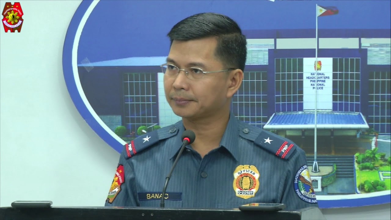 PNP SPOKESPERSON PBGEN BERNARD BANAC MEDIA BRIEFING (Dec. 20, 2019 ...