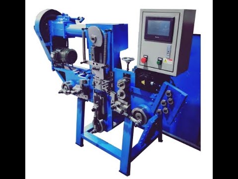 Mechanical Wire Forming Machine for 20cm Sod Staples Pin - YouTube