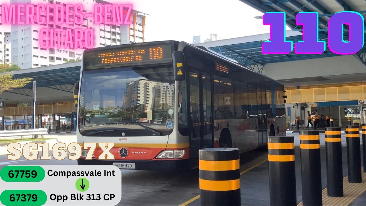 [SMRT] Mercedes-Benz Citaro on service 110 (SG1679X) Ft ...