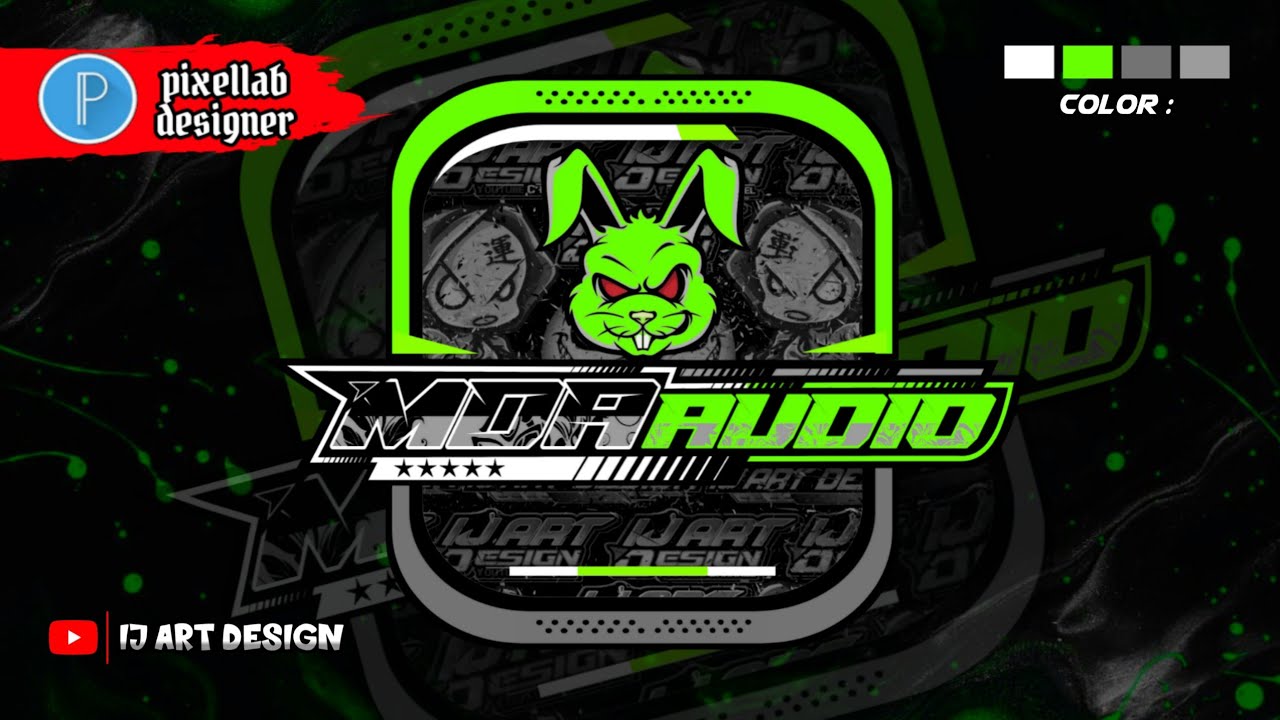 CARA MEMBUAT LOGO SOUND SYSTEM KEREN DI PIXELLAB TERBARU | MDA AUDIO | - YouTube