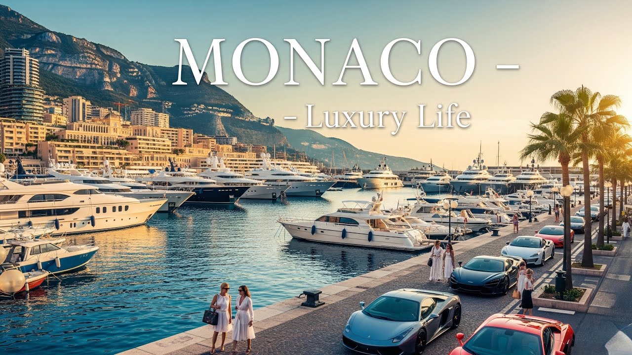 Monaco Luxury Lifestyle: Supercars, Glamour & Stunning Views - YouTube